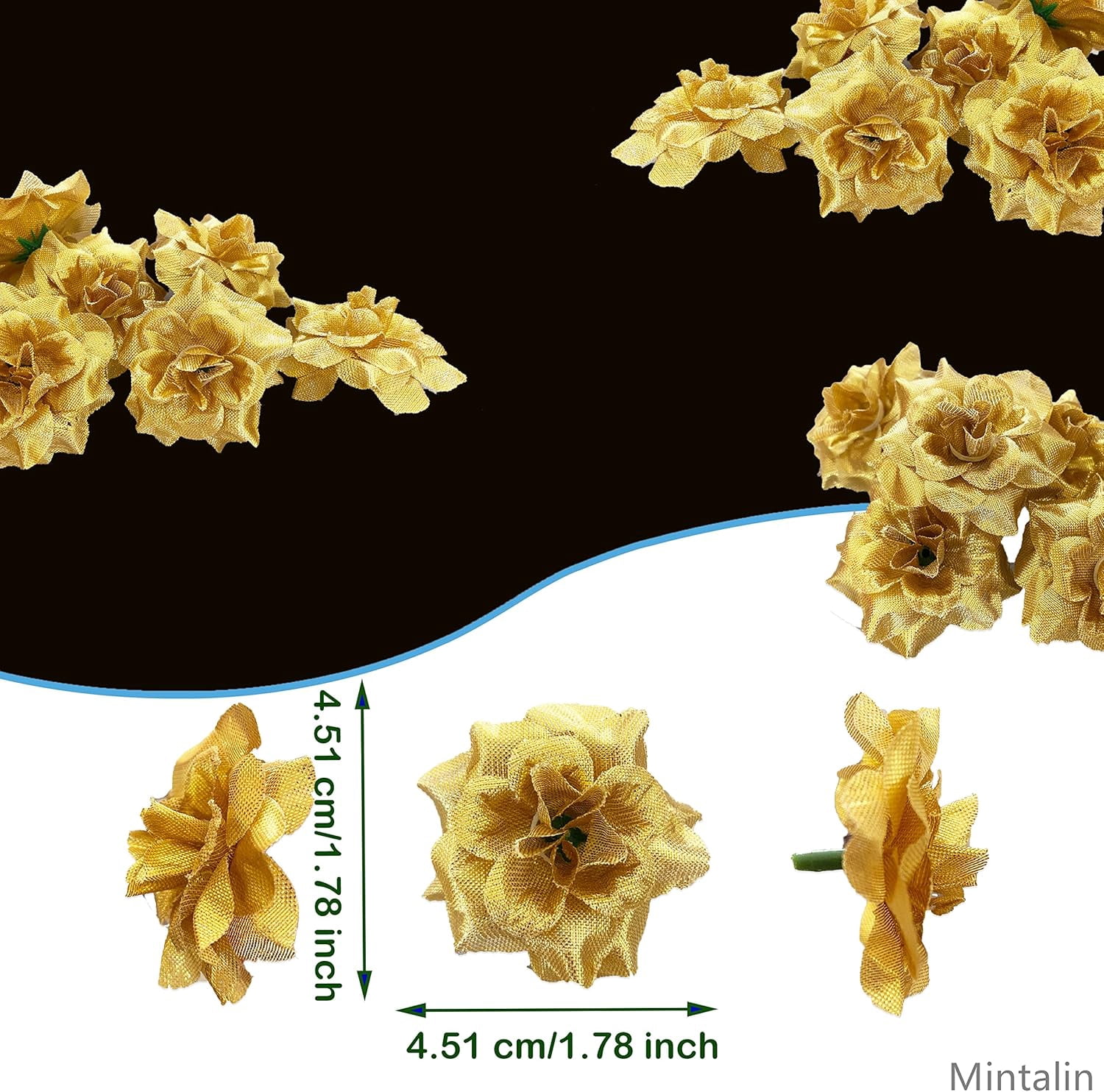 UUGHWW-120 pcs Artificial Silk Roses Head Fake Rose Flower Head DIY ...