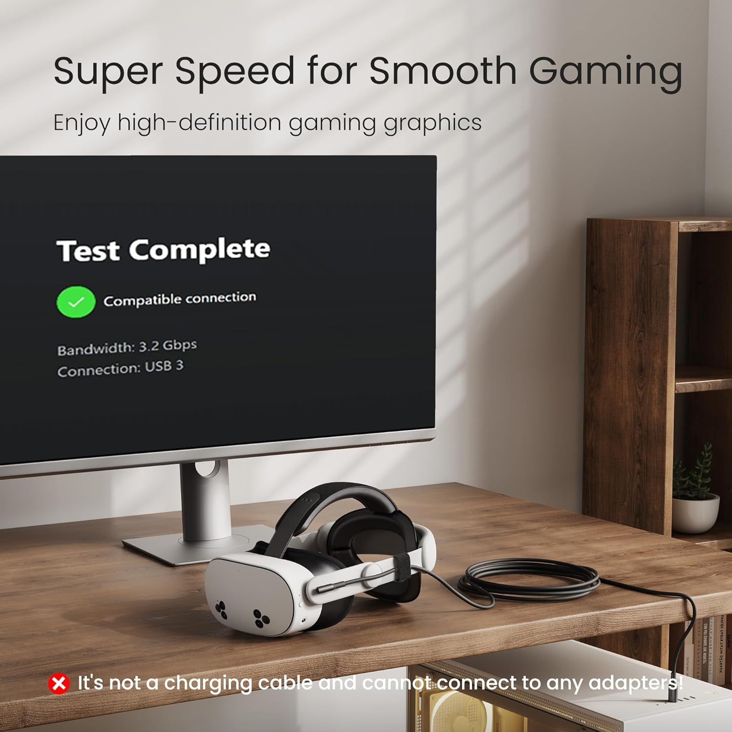 UUGHWW-16FT Link Cable Compatible with Oculus/Meta Quest 3S Accessories ...