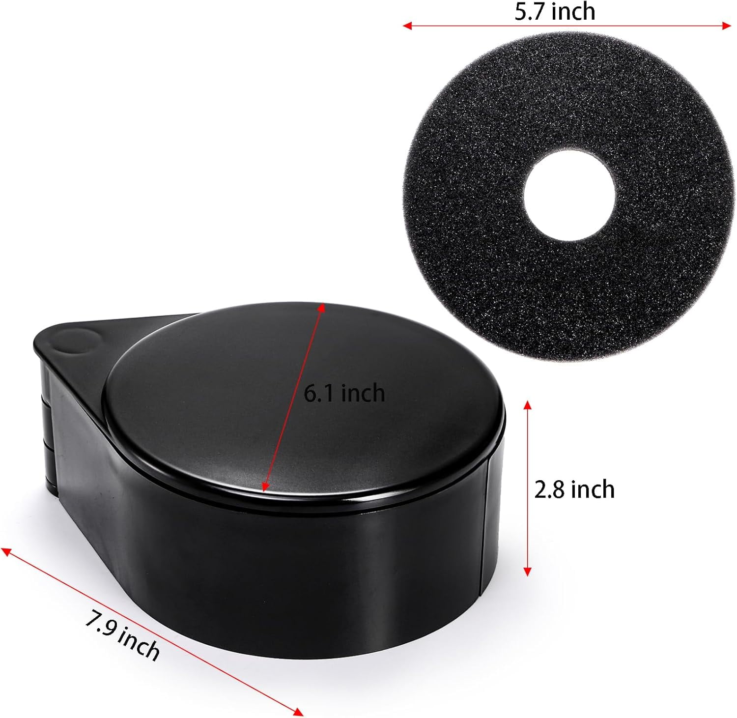 UUGHWW-2 Pack 3 Tier Bar Glass Rimmer Bartender Tool with Sponge, Black ...