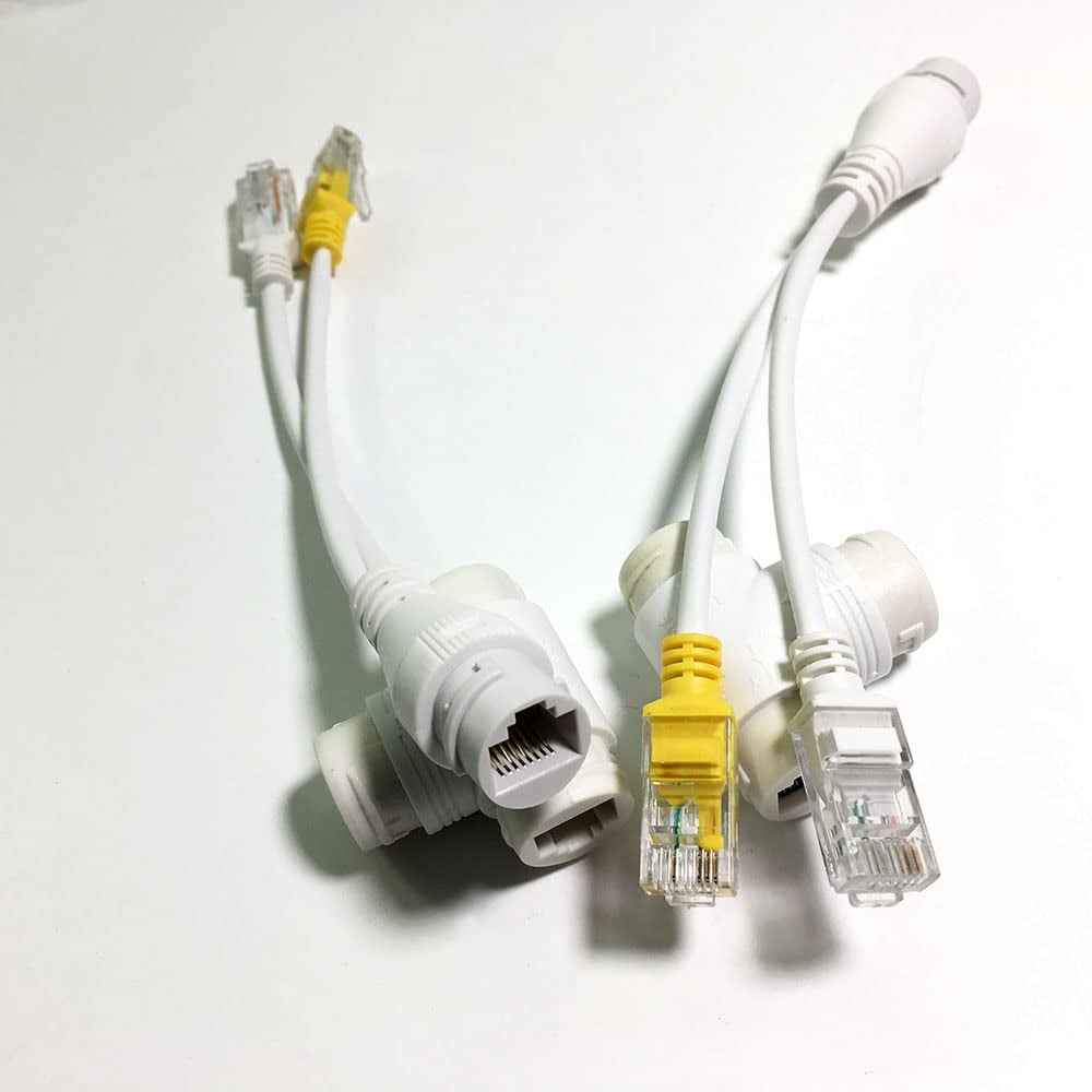 UUGHWW-2-Set PoE Combiner/Mux, POE Splitter Network Cabling Connector 3 ...