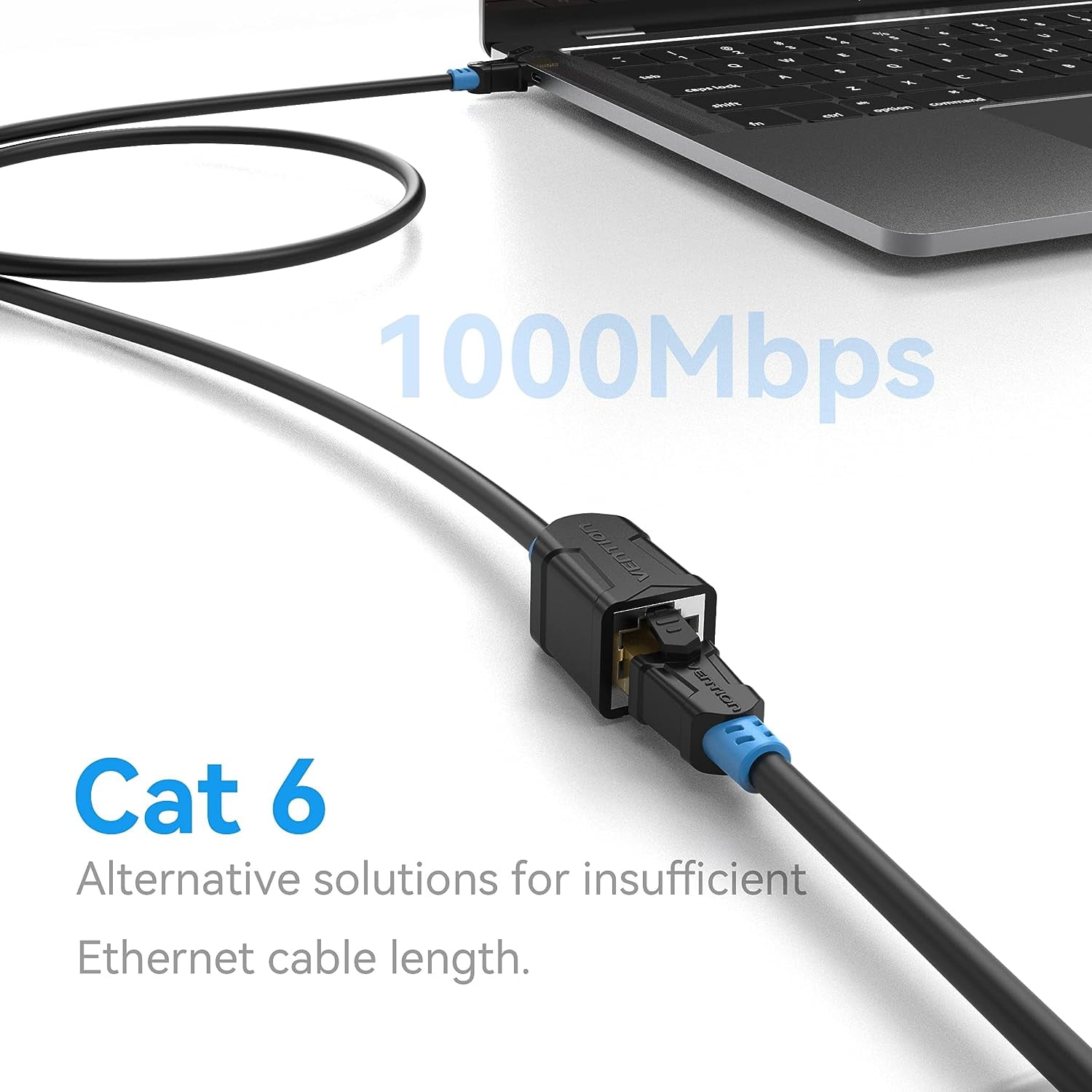 UUGHWW-26ft Cat6 Ethernet Extension Cable, Shielded Network Cable, RJ45 ...