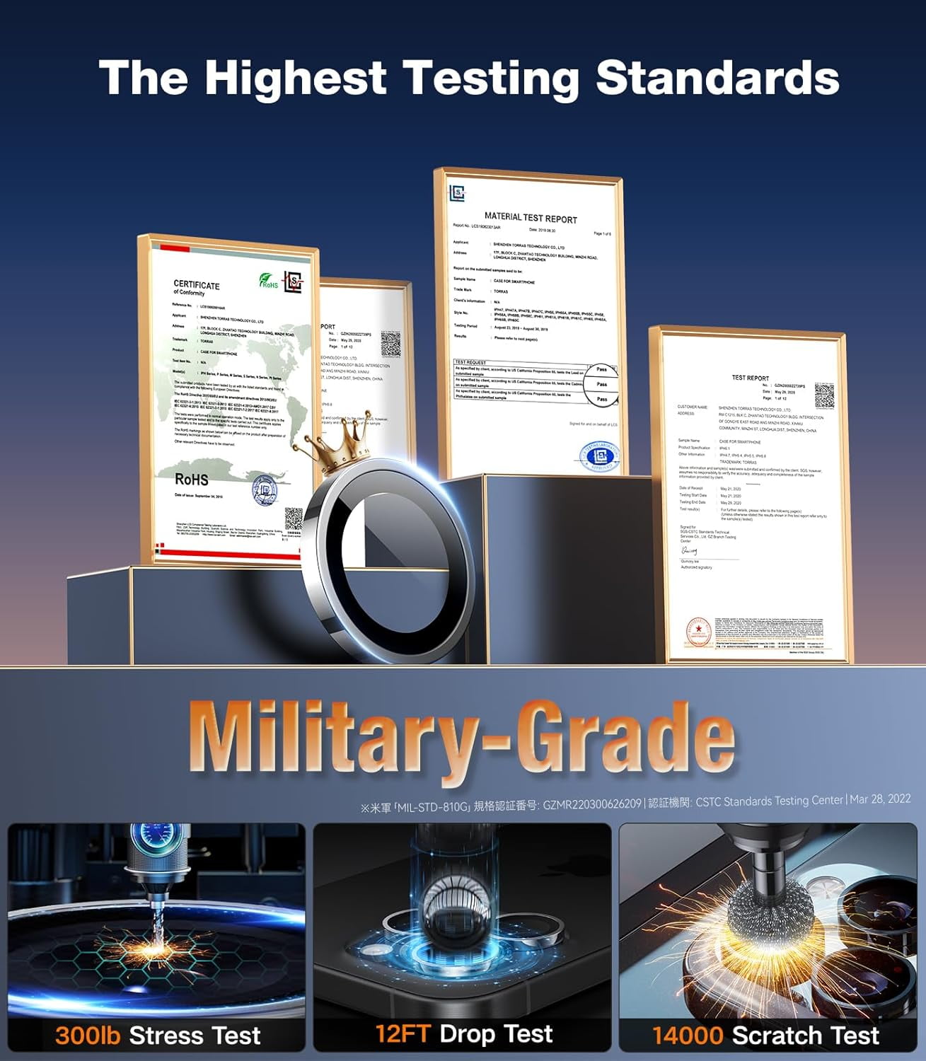 UUGHWW-3-Year Ultimate Durability for iPhone 16 Pro Max/16 Pro Camera ...