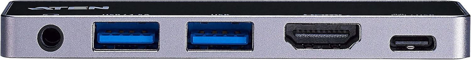 UUGHWW-5-in-1 USB-C Travel Dock w/Audio Port, 92W PD, 3840 x 2160 60Hz ...