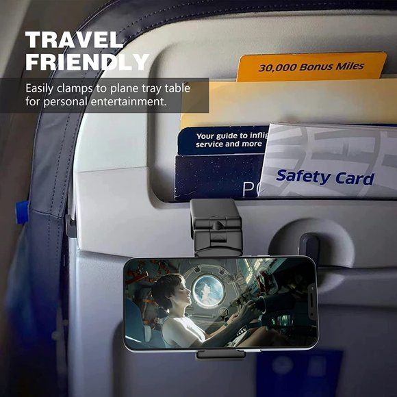 Airplane Phone Holders & Mounts for Comfortable In-Flight Use