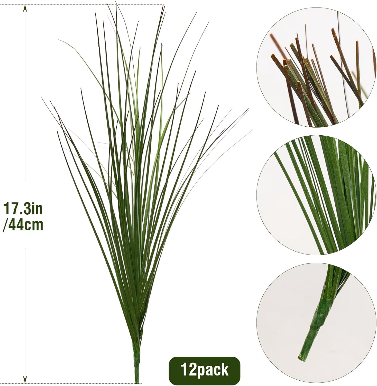 UUGHWW-Artificial Grass,Fake Grass Artificial Shrubs Wheat Grass ...
