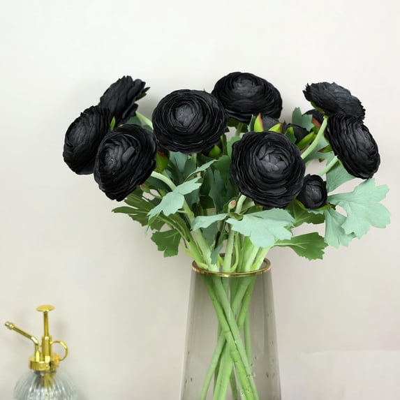 UUGHWW-Artificial Ranunculus Flowers with Real Touch Stem,Silk ...