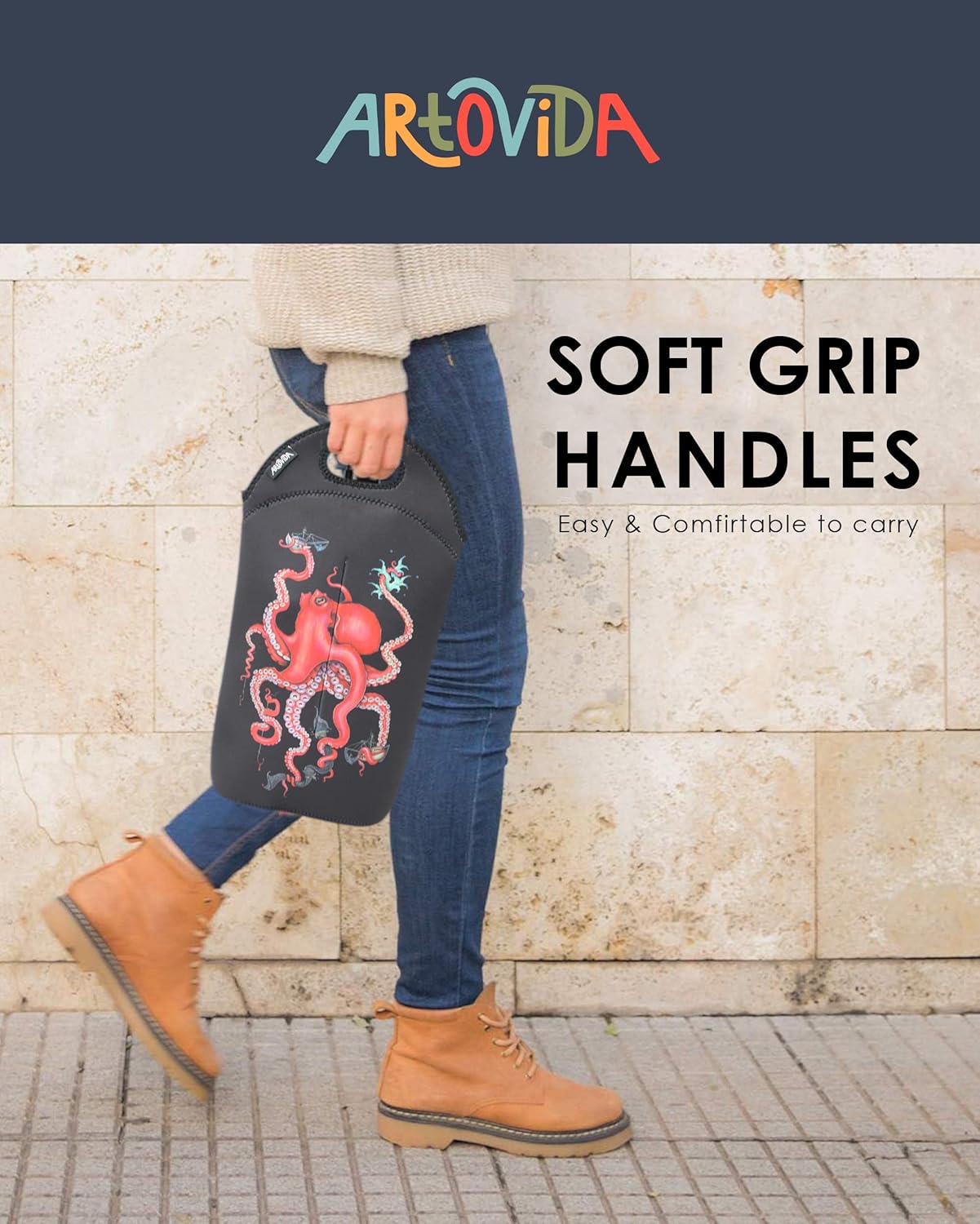 UUGHWW-Artists Collective Neoprene Beverage Bag | Carry and Chill ...