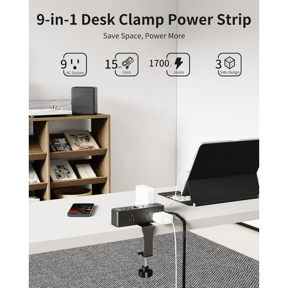 Clamp Power Strip