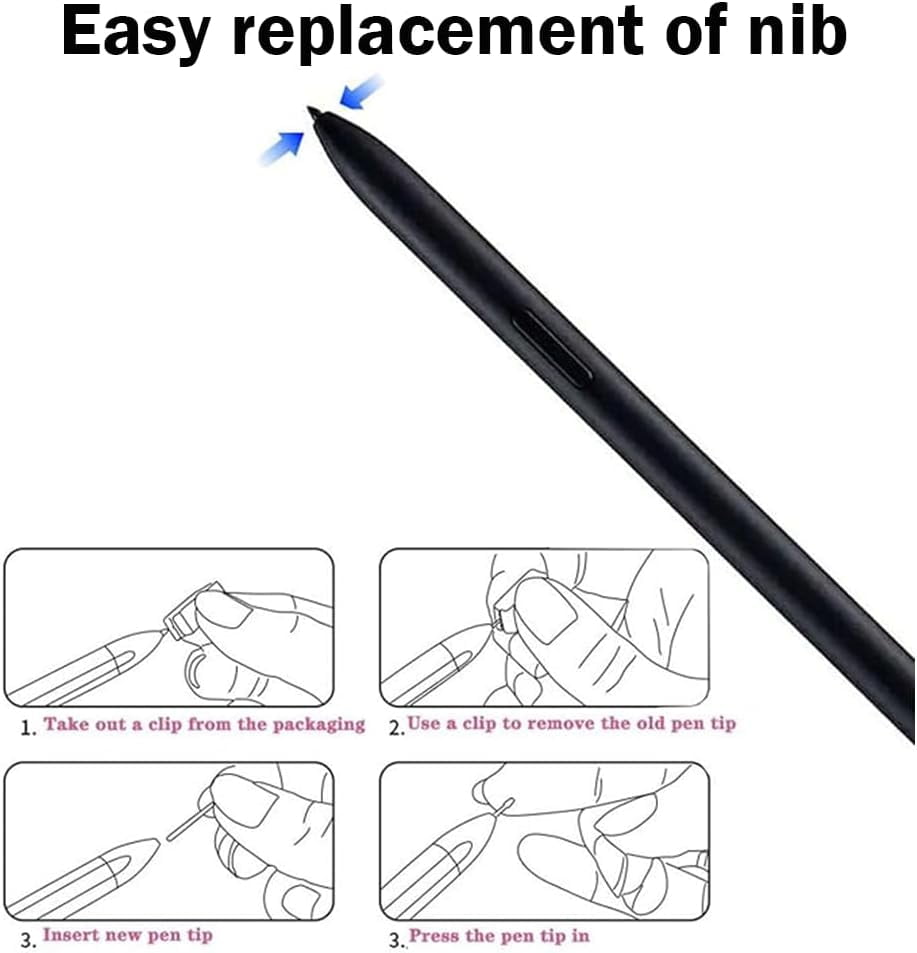 UUGHWW-Galaxy Tab S9 S Pen Replacement for Samsung Galaxy Tab s9 FE+ ...