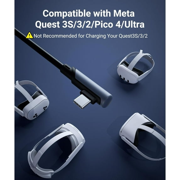 UUGHWW-Link Cable 16 FT Compatible with Oculus/Meta Quest 3/Meta Quest ...