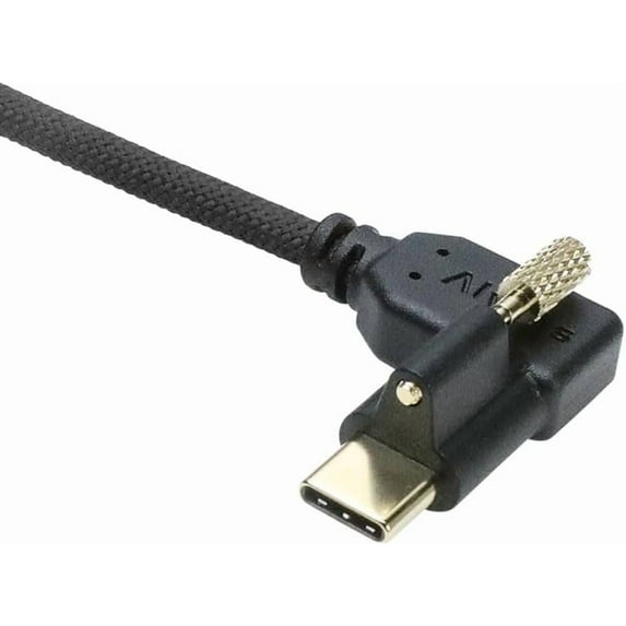 UUGHWW-Locking USB-C to USB-C Power Cable Ultra-Flexible for Blackmagic ...