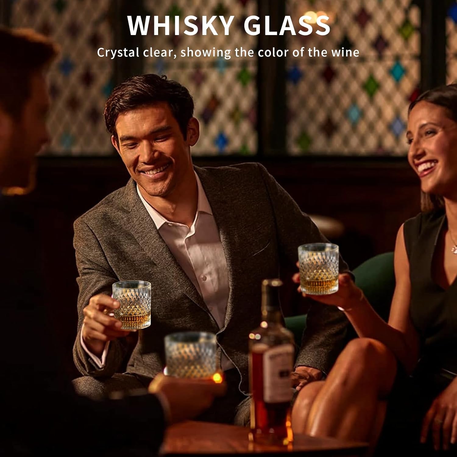 UUGHWW-Old Fashioned Whiskey Glasses with Luxury Box - 11 Oz Rocks ...