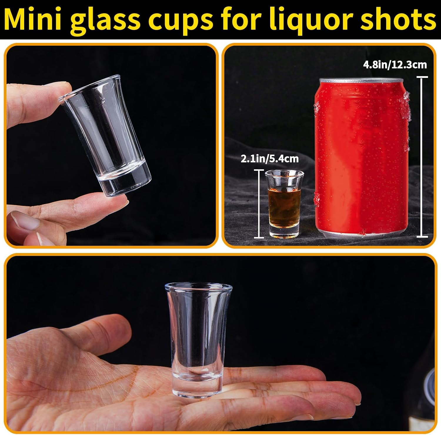 UUGHWW-Shot Glass Set 24pcs 0.5 oz - 0.66 oz / 15ml- 20 ml Shot Glass ...