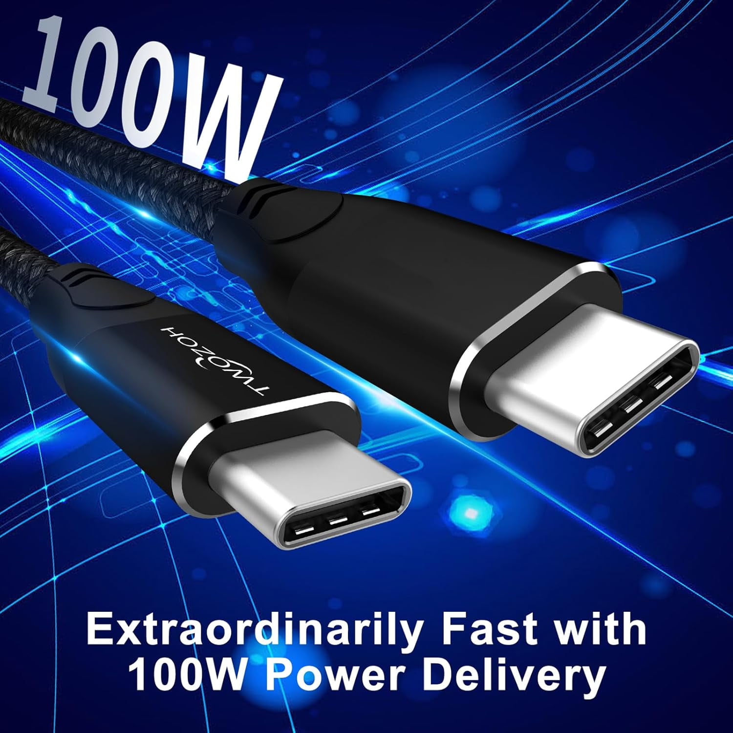 UUGHWW-USB C to USB C 3.2 Gen 2 Cable 20Gbps Data Transfer 100W PD Fast Charging 4K Video Output ...