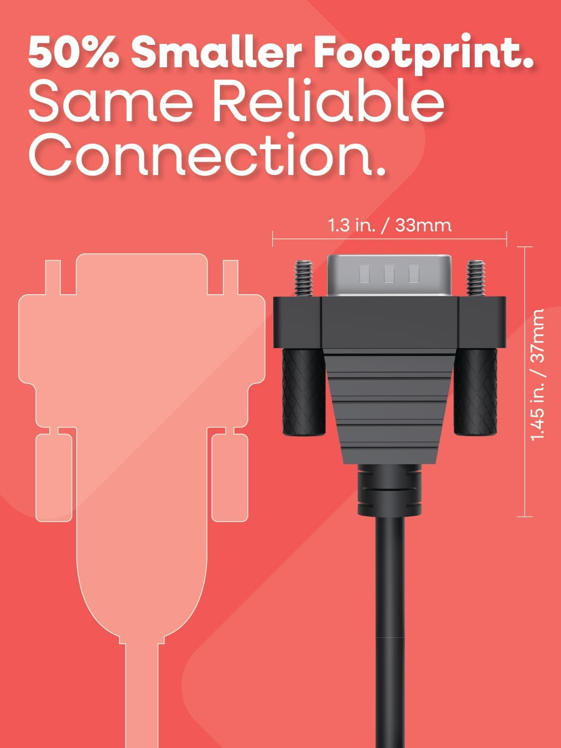 UUGHWW-® Ultra Compact 8 Inch USB to Serial Cable - Windows/Mac/Linux ...