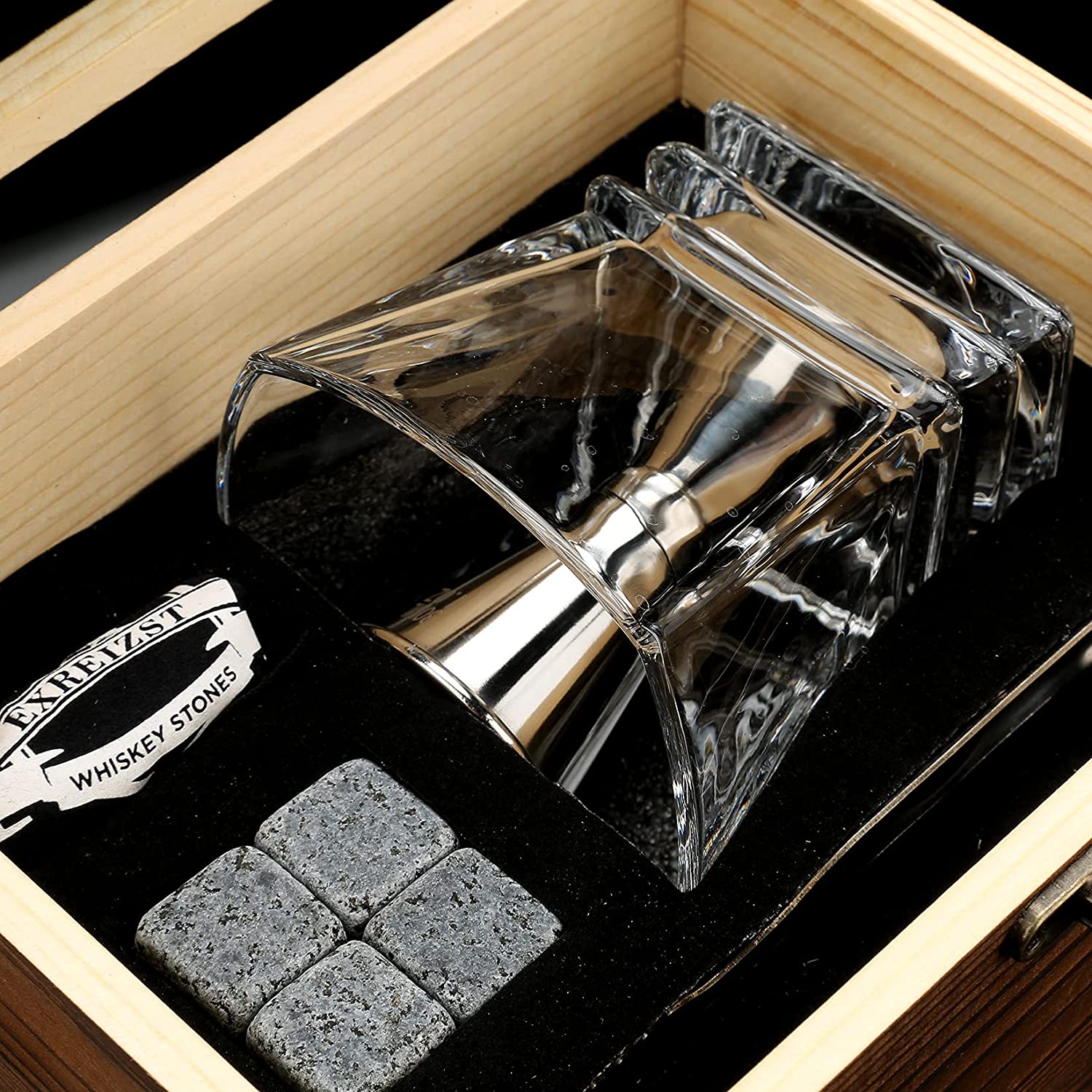 UUGHWW-Whiskey Stones Gift Set - Whiskey Gifts for Men, Granite ...