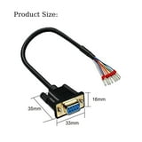 UUGHWW-Willwewon 10Ft 3m 26AWG DB9 Female RS232 9 Pin Serial Extension Cable, RS232 D-SUB DB9 ...