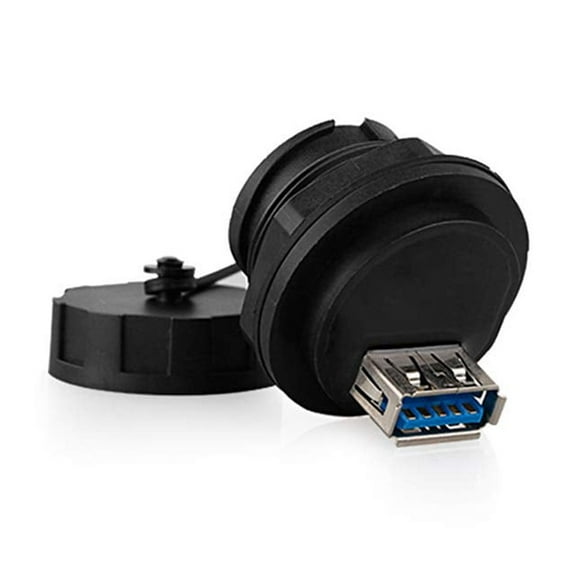 UUGHWW-YU-USB3-JSX-01-001 USB3.0 Panel Mount IP67 Waterproof USB Wall ...