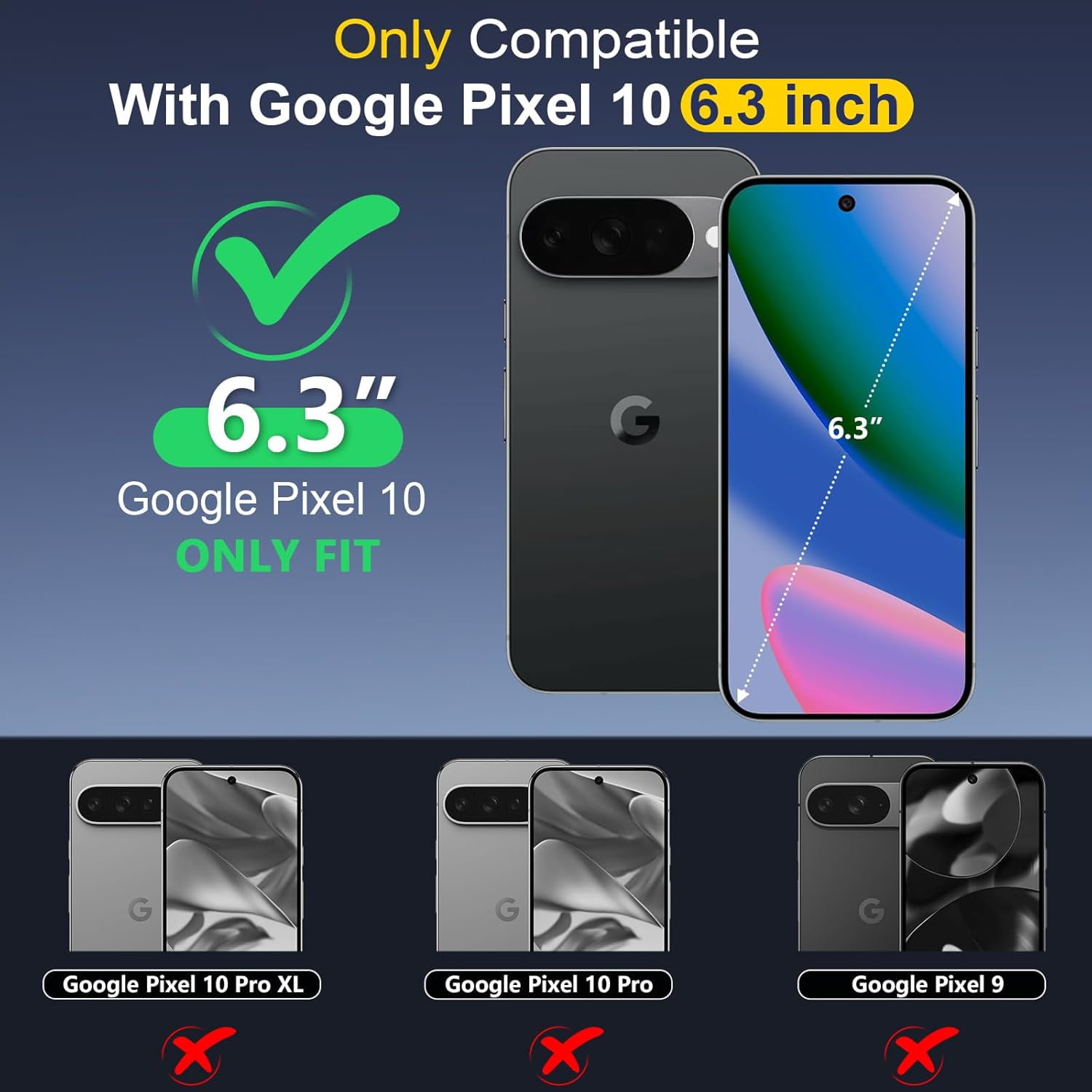 UUGHWW-for Google Pixel 10 Case Waterproof, [12FT Military-Grade Drop ...