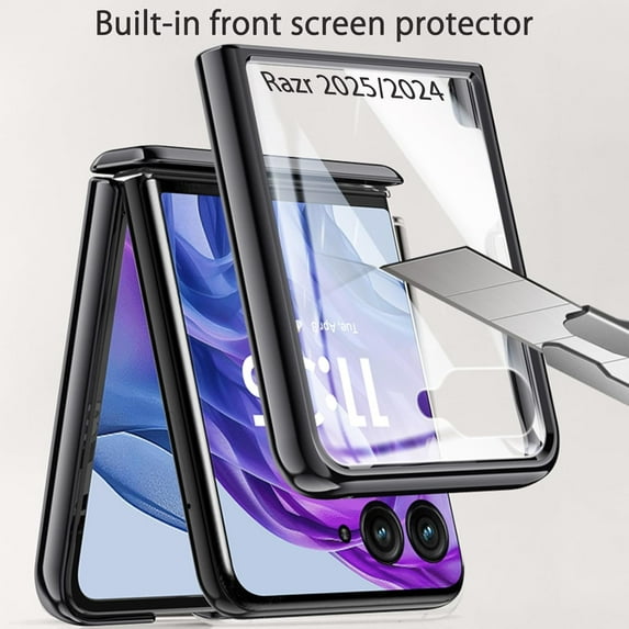 UUGHWW-for Motorola Razr 2025 / Razr 2024 Case Clear with Hinges ...