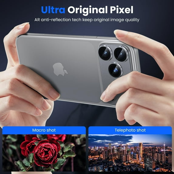UUGHWW-for iPhone 17 Pro Max Camera Lens Protector, [Military Grade ...