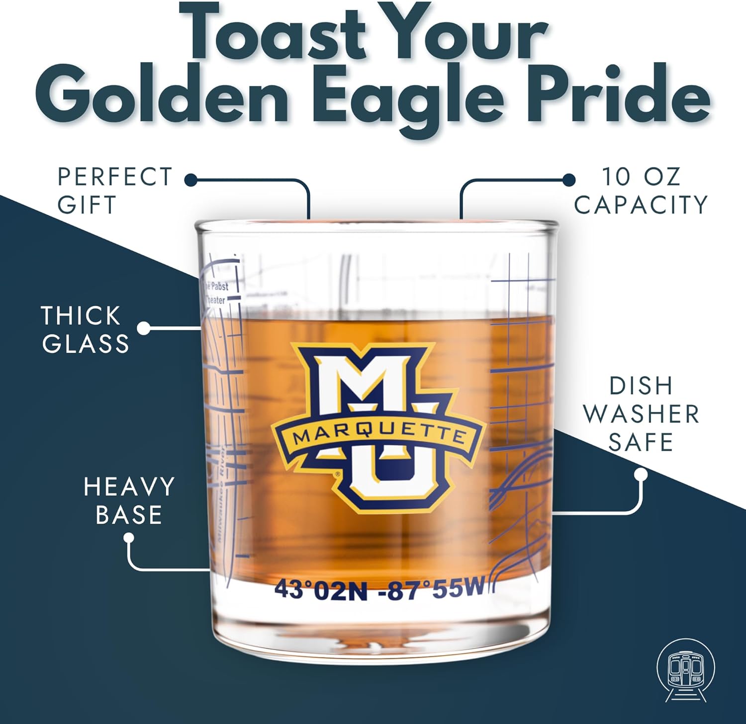 UUGHWW-\u2013 University of Marquette Golden Eagles College Whiskey ...