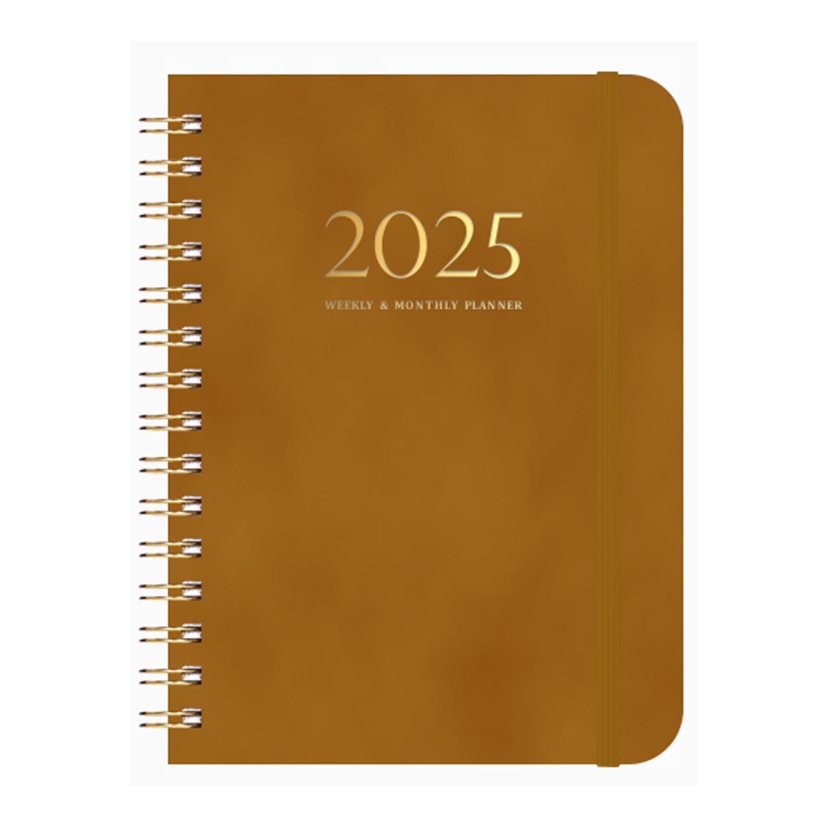 UUHYTG 2025 Weekly Monthly Planner A5 Spiral Notebook, Thick Paper ...