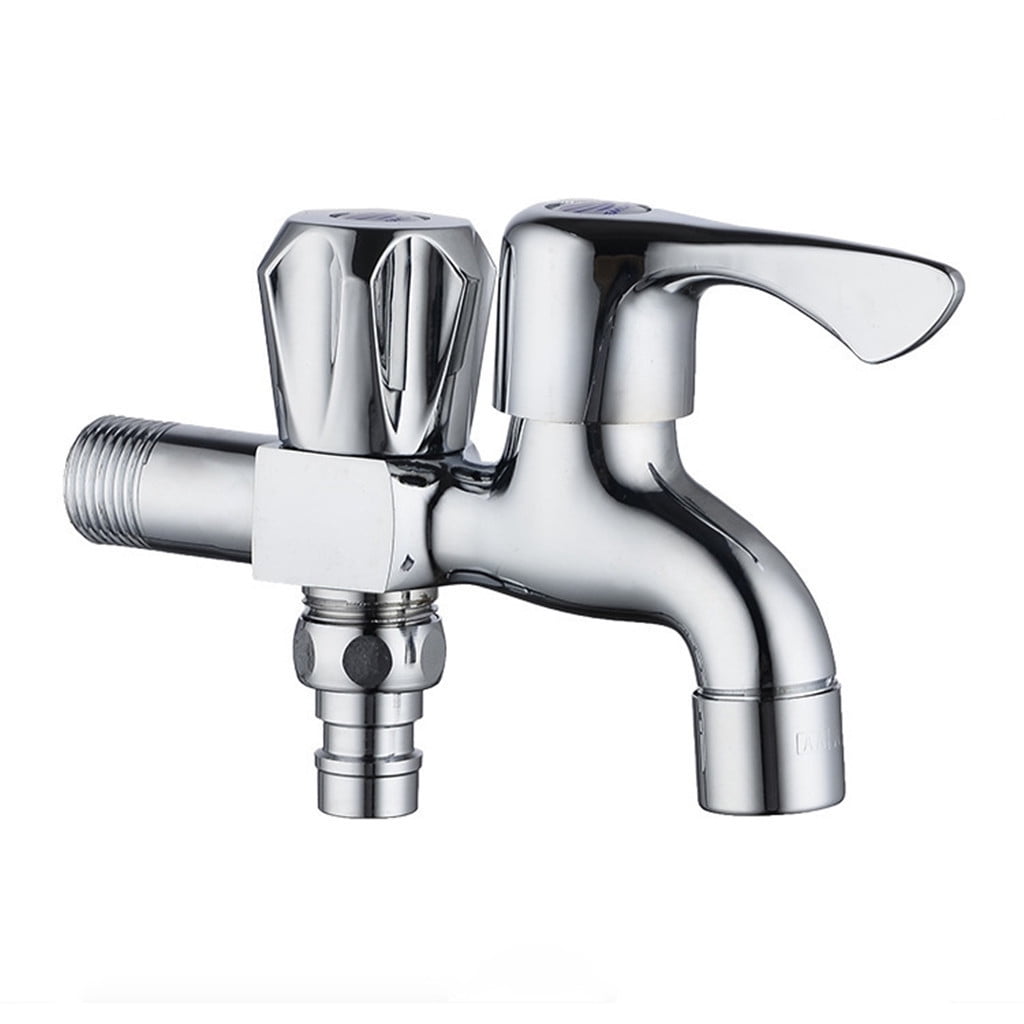 UUHYTG Dual Head Kitchen Faucet One In Two Out Design For Sink And ...
