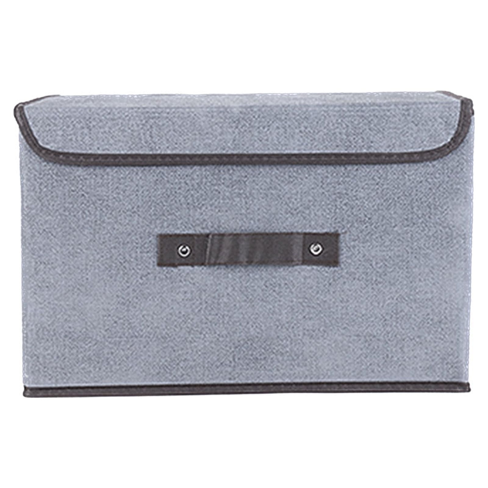 UUHYTG Foldable Storage Box With Lid 2pcs (large + Small) Fabric ...