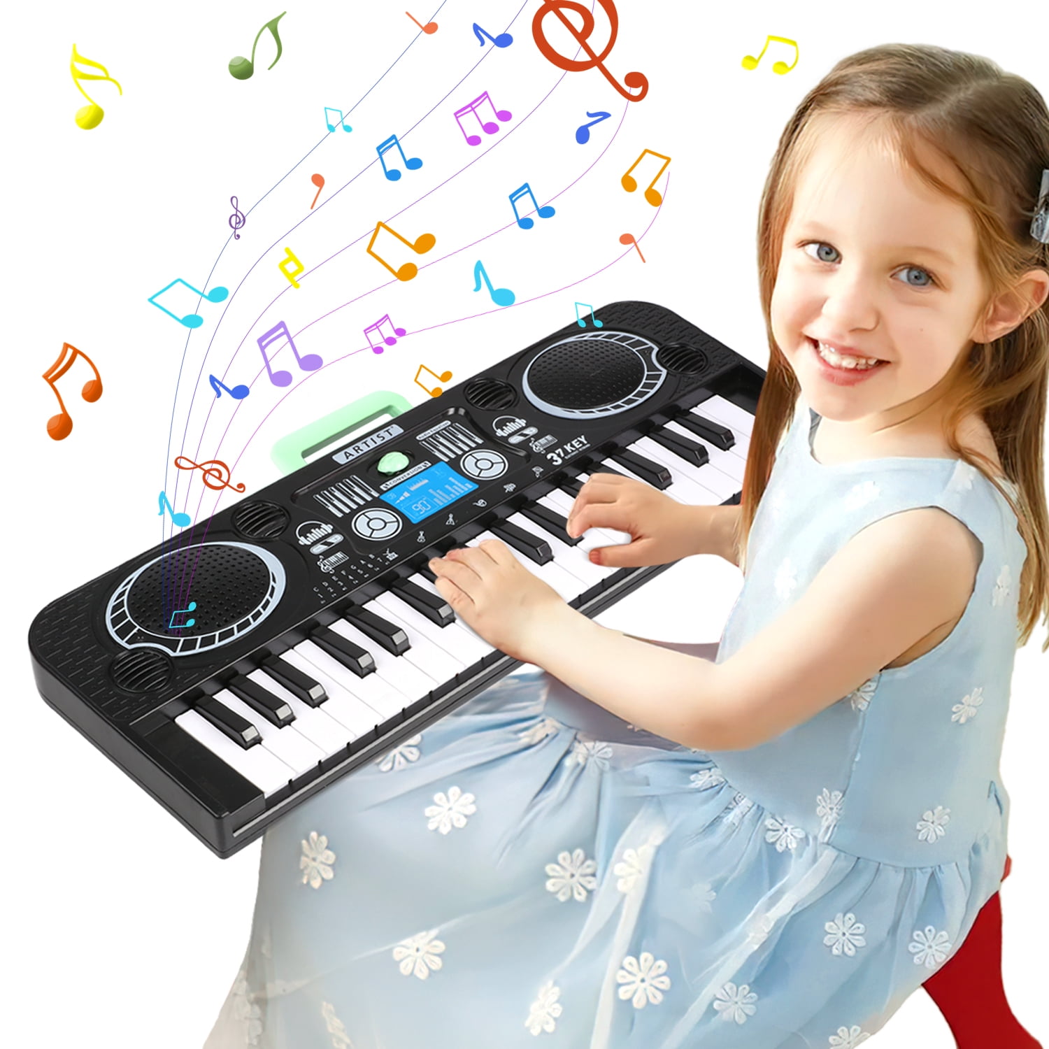 UUSUOO Baby Piano Toys for Kids 1-4 Years, 37 Keys Musical Piano ...