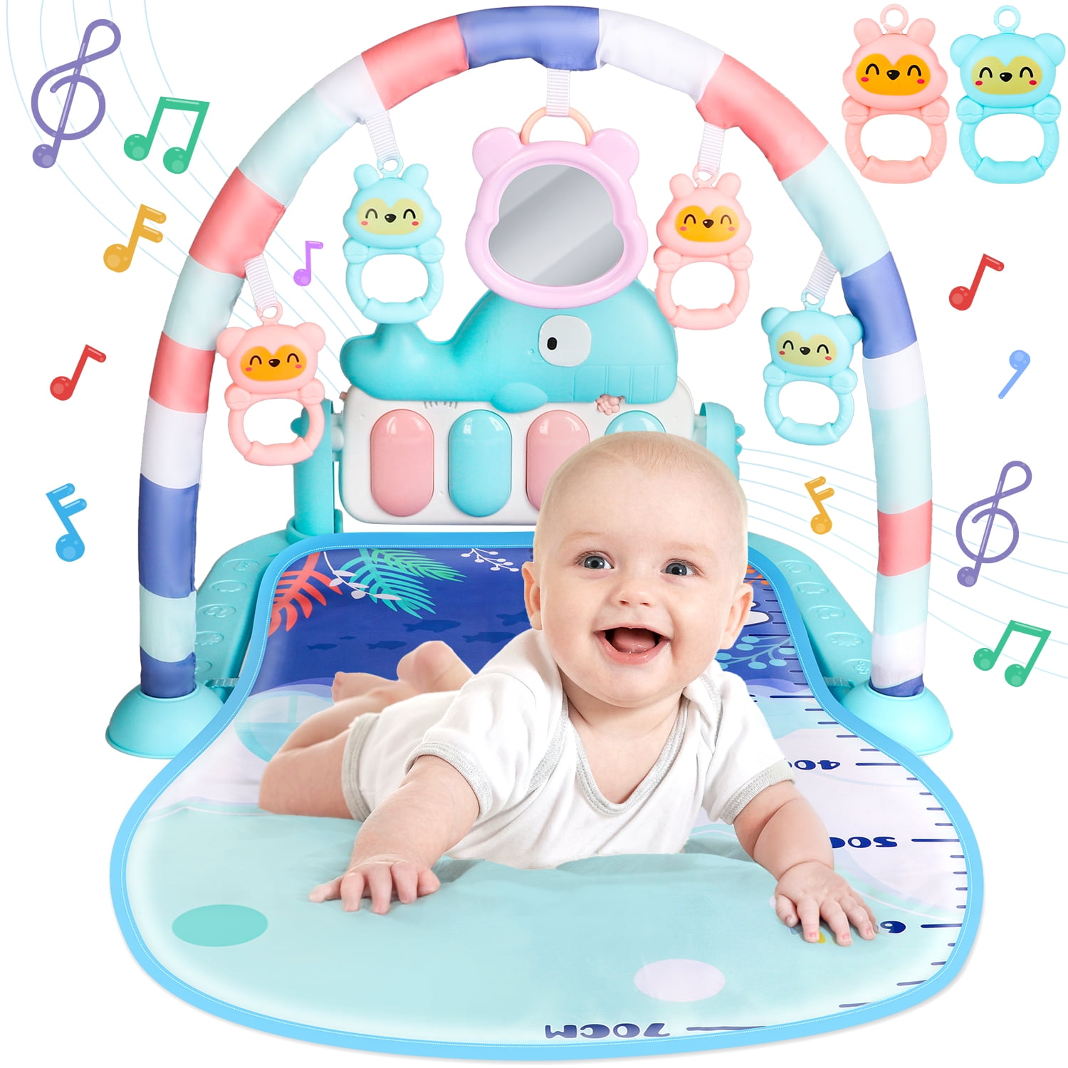 Customer reviews for UUSUOO Baby Play Mat Baby Gym,Kick and Play Piano ...