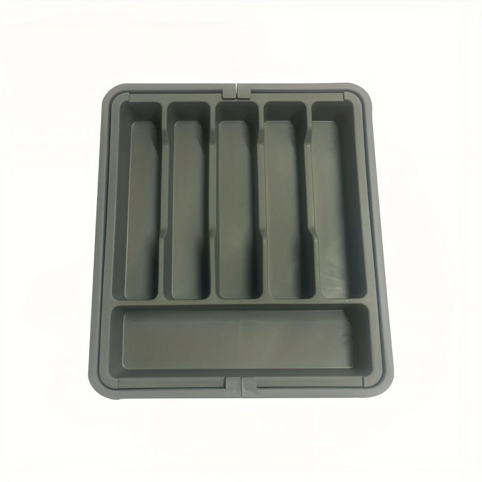 UUUQU ”Clutter-Free” Expandable Silver Kitchen Drawer Organizer ...