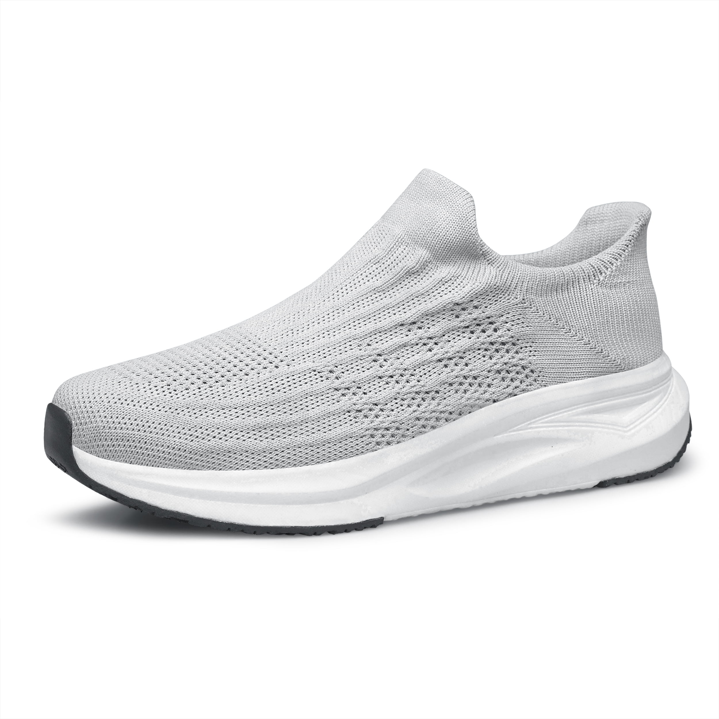 UUYOUNI Men's Slip on Walking Shoes Non Slip Gym Workout Shoes ...