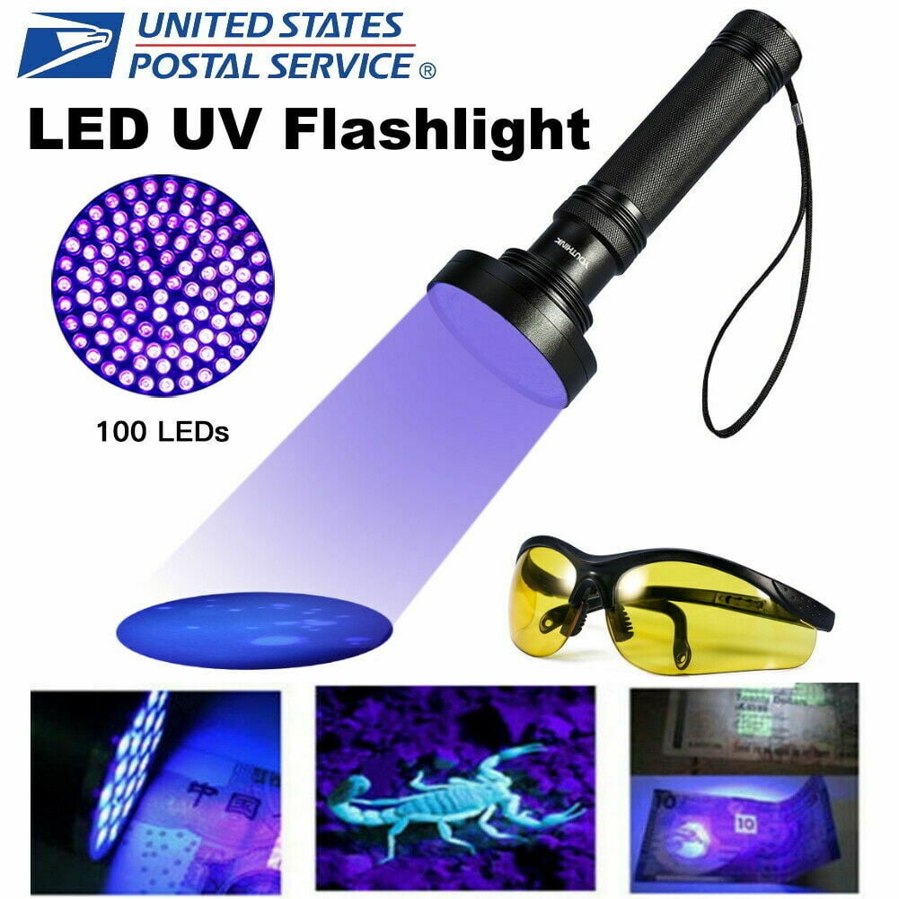 World Bossmission UV 100 LED black light scorpion 395-400nm violet ...