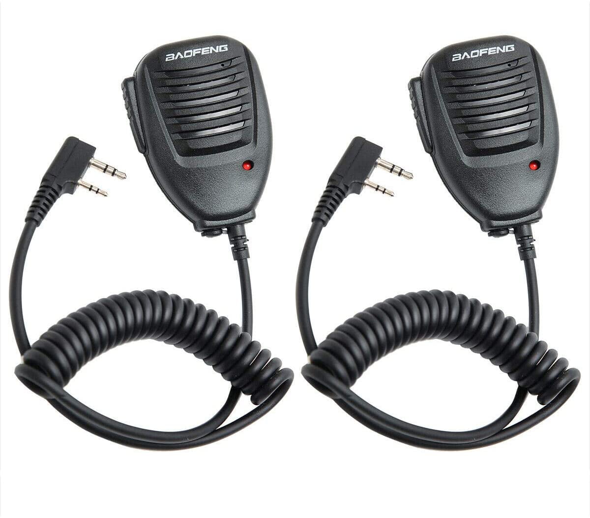 UV-5R Accessories Mic for Ham Radio Shoulder Speaker Mic BF-F8HP UV5R ...