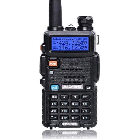 UV-5R Two Way Radio Dual Band 144-148/420-450Mhz Walkie Talkie 1800mAh ...