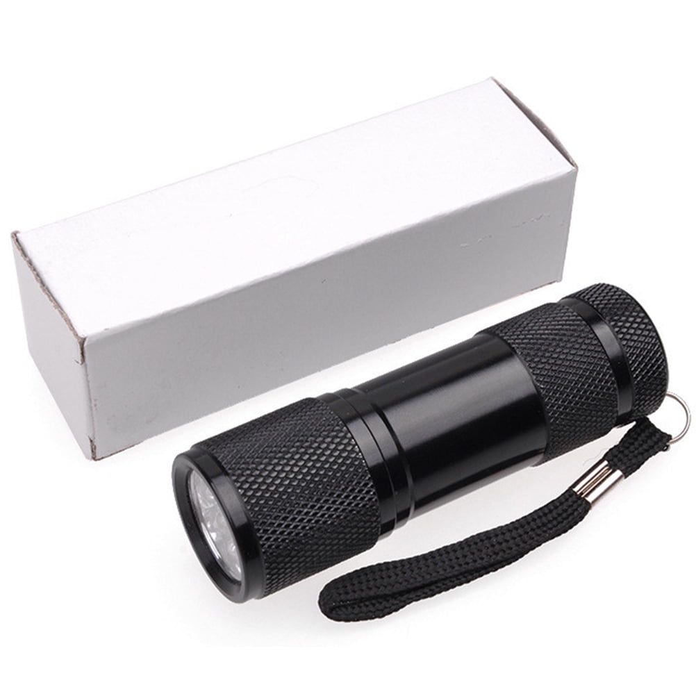 UV 9LED Flashlight Black Light Torch Ultraviolet 395nm LED Light Pet Urine And Stain Detector ...