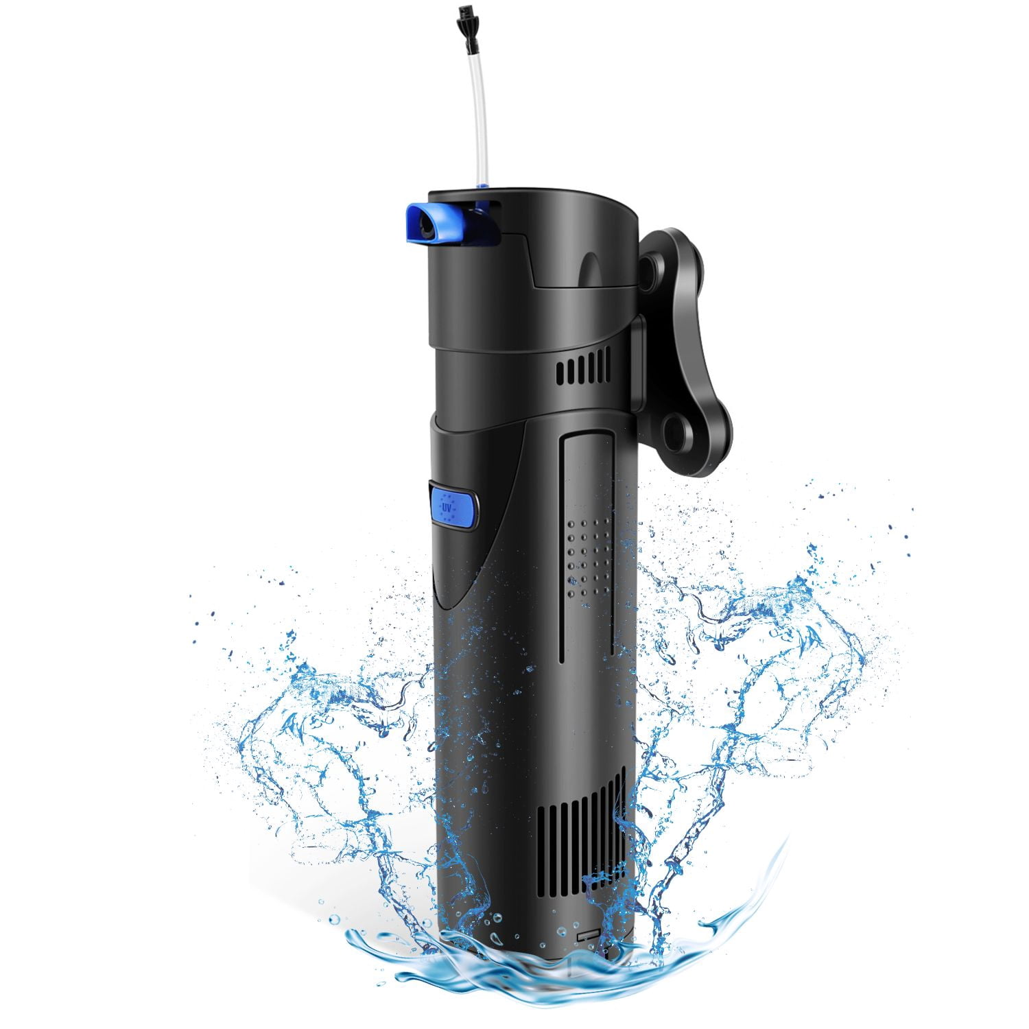 UV for Aquarium - 4-in-1 Aquarium Water Filter Pump & UV Light for Fish ...