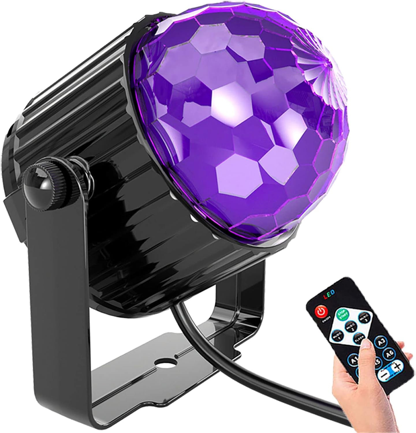 UV Black Light,Flood Light with Plug 6W LED,Neon Glow for Glow Party ...