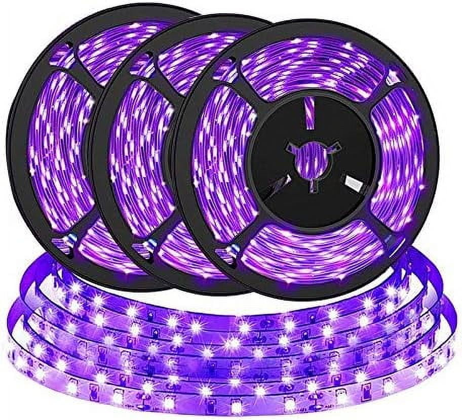 UV Black Light LED Strip, 25,000 Hours Lifespan Energy-Saving Chips ...