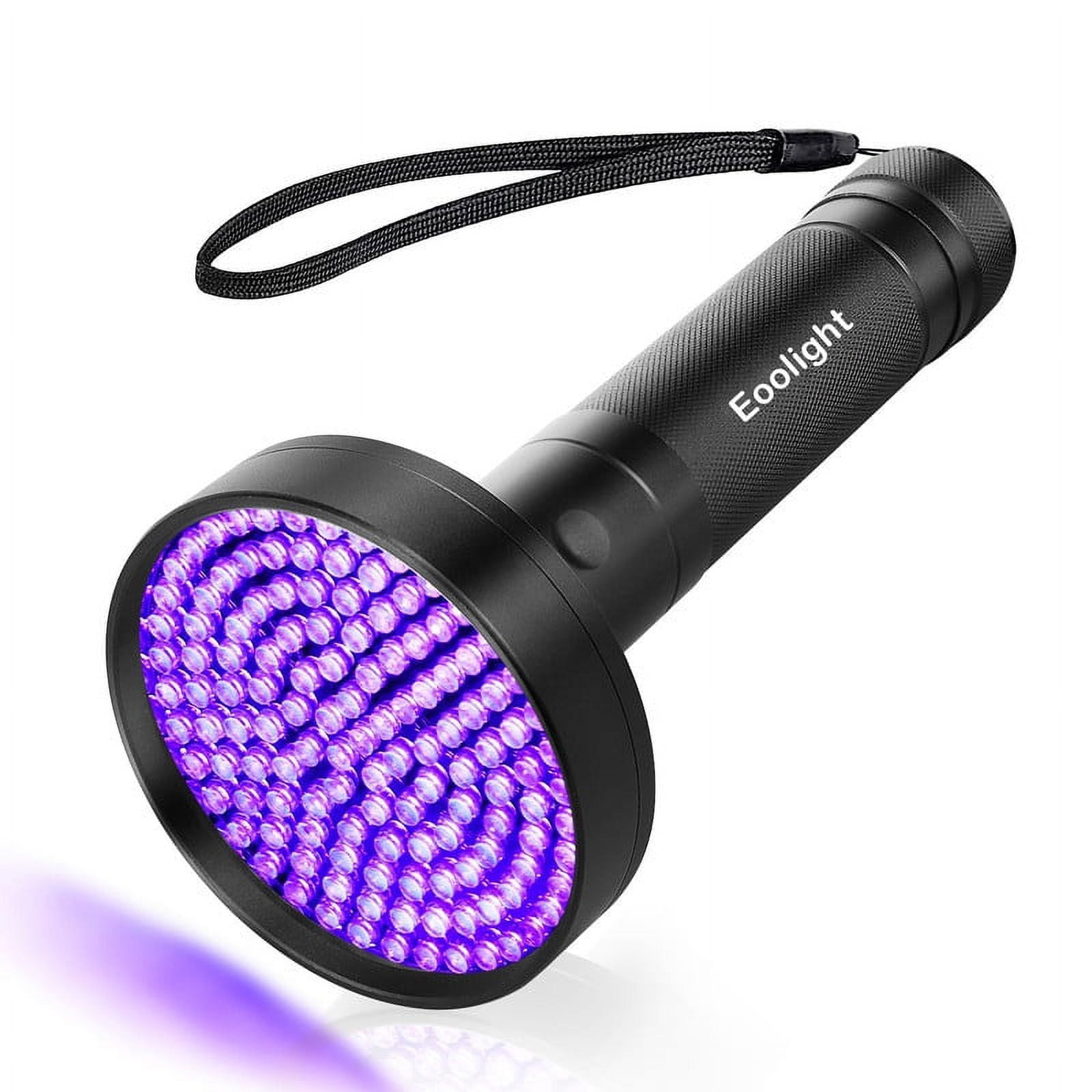 UV Black light Flashlights, 128 LED UV Flashlight, Upgraded Bright ...