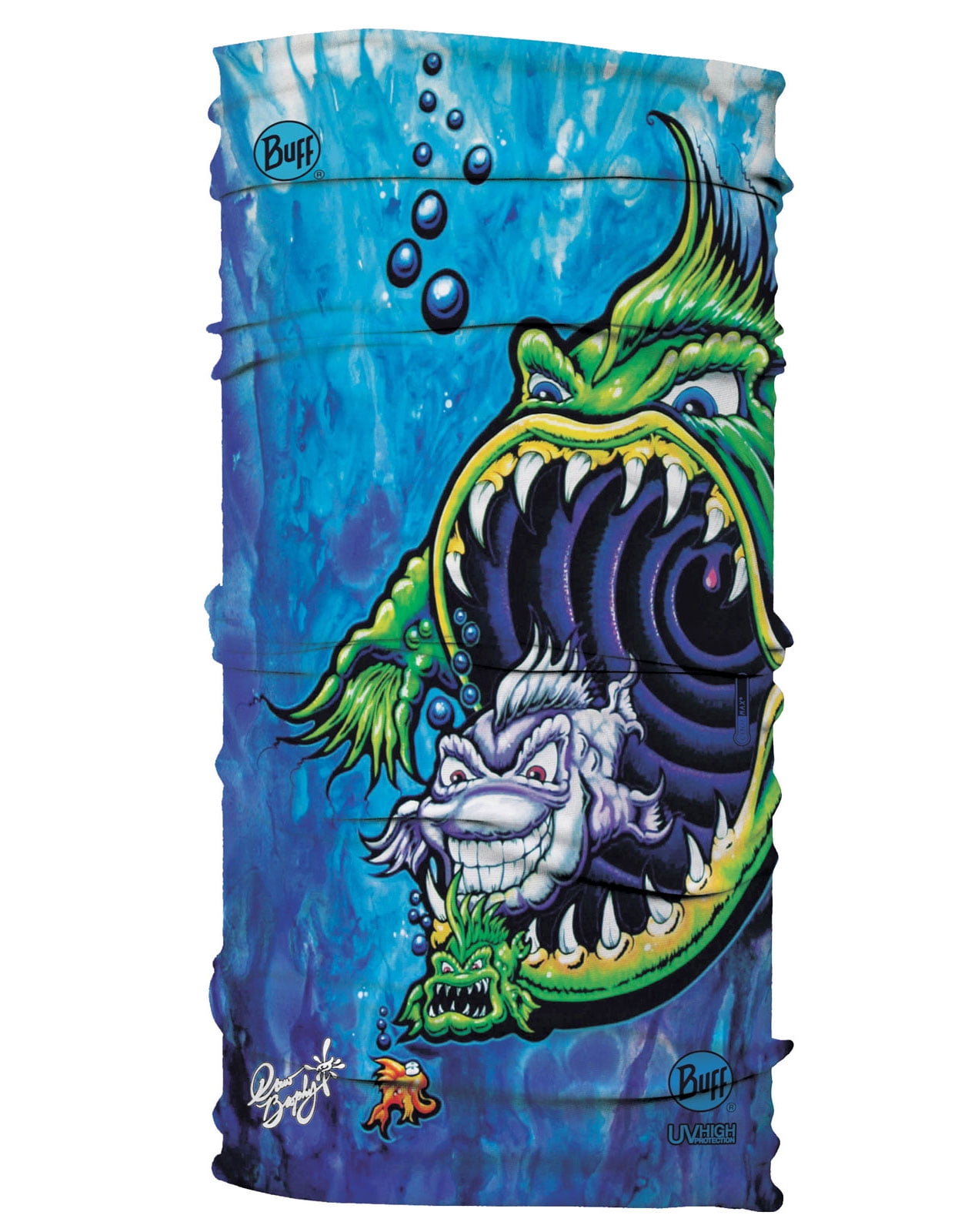 UV Buff Drew Brophy DB Fish Buffet Multifunctional Outdoor Headwear ...