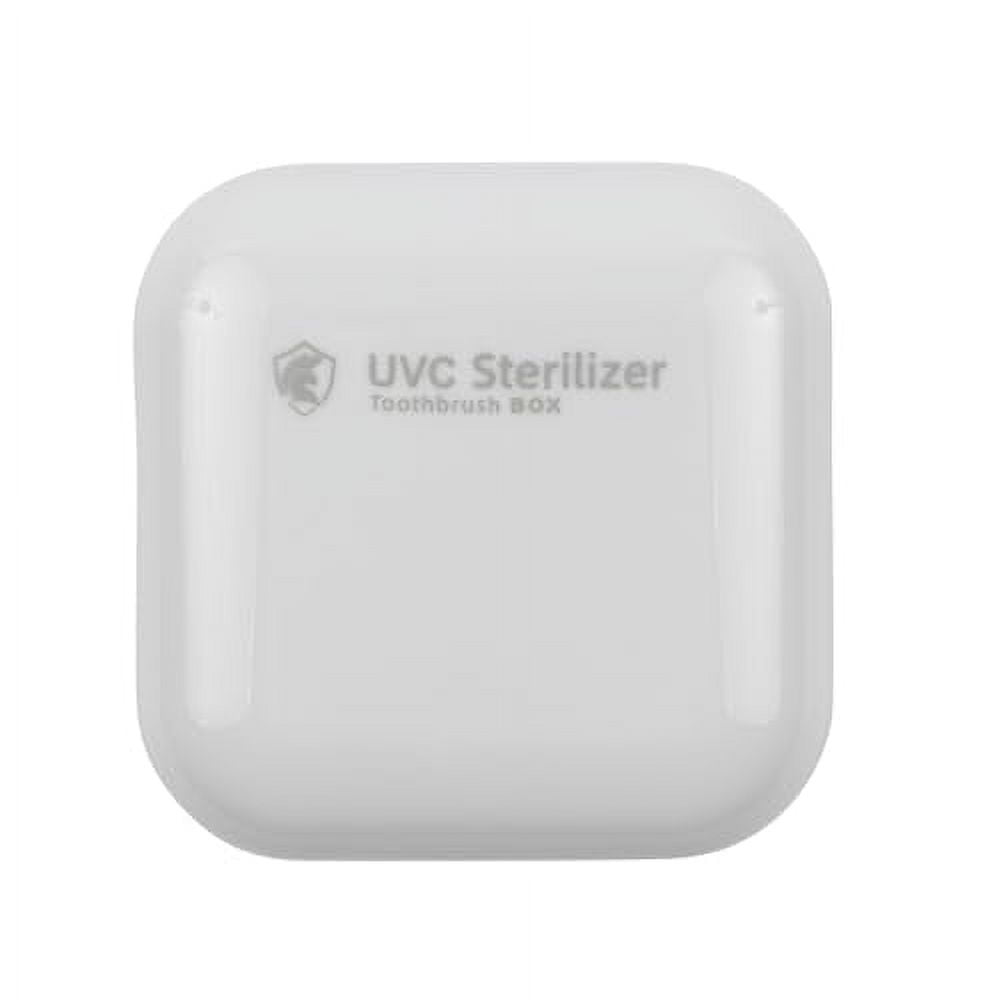 UV-C Toothbrush Cleaner, Portable Brush Cover, Holder, and Travel Case ...