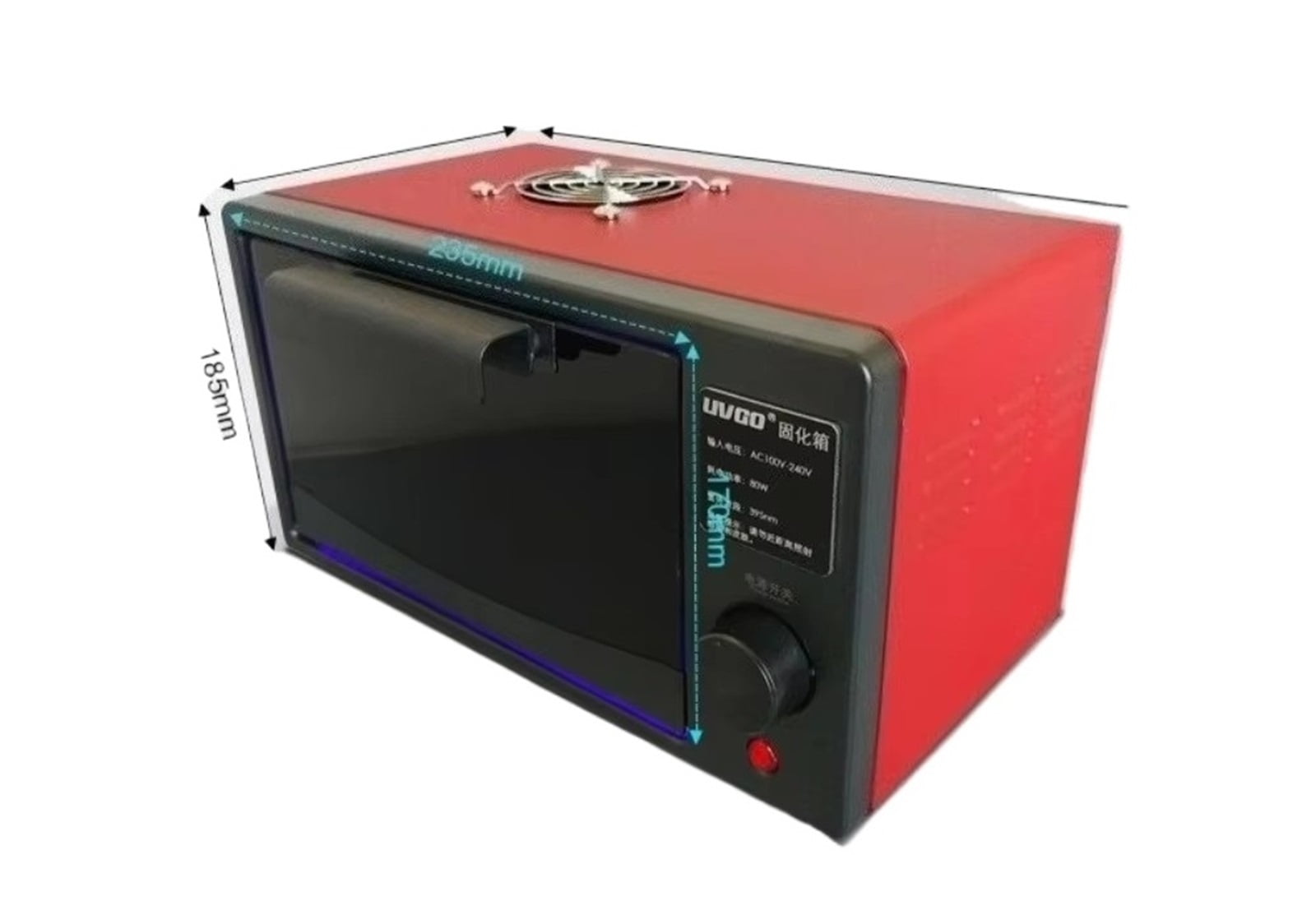 UV Curing Box High-intensity UV Lamp 365nm 395nm 405nm LED Shadowless ...