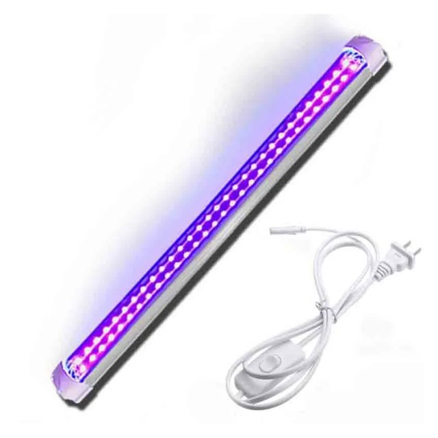 UV Curing Light, UV LED Curing Light Double Row T8 395nm Shadowless ...