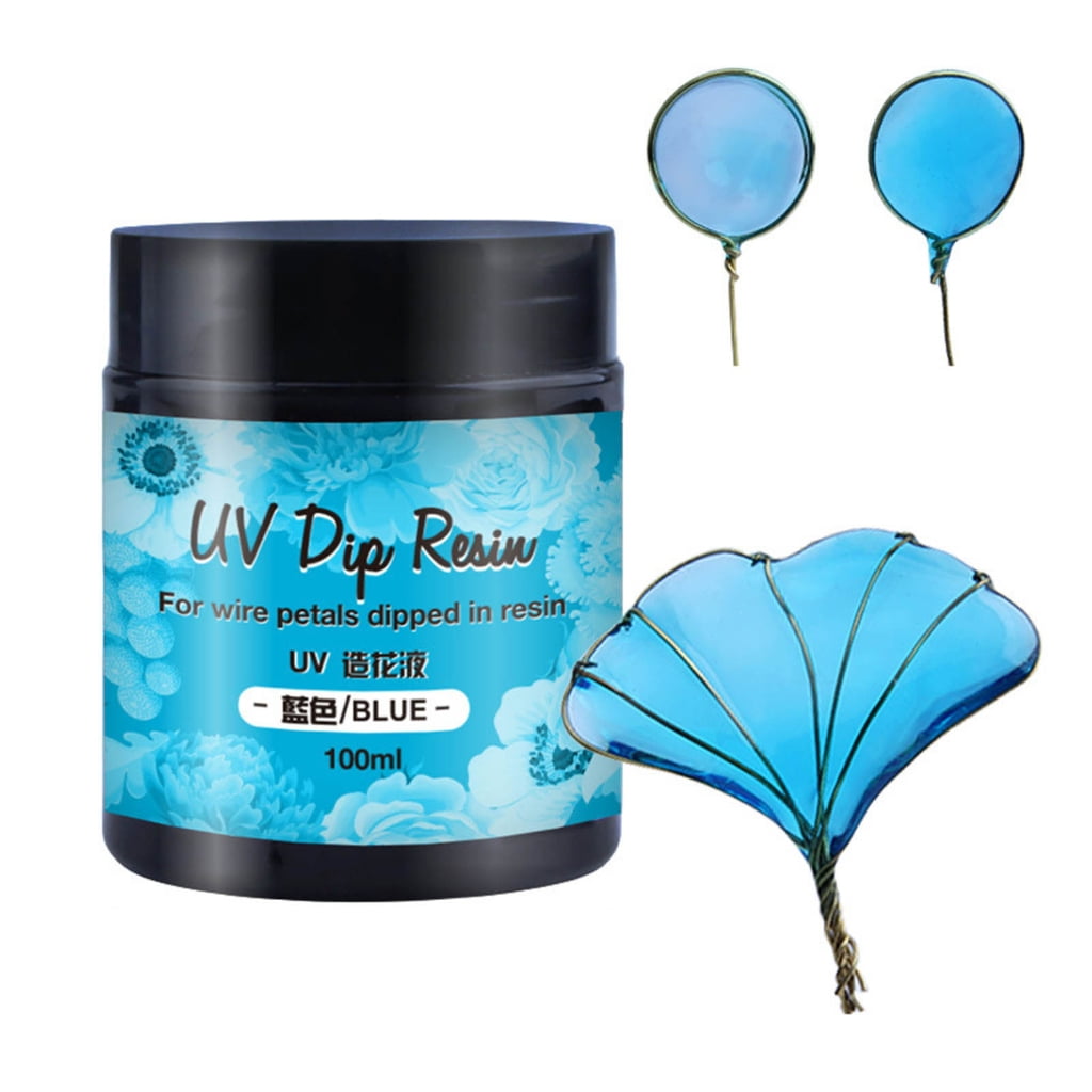 UV DIP Resin Glue for Wire Flower Petals Resin Shells Manicure Tool for ...