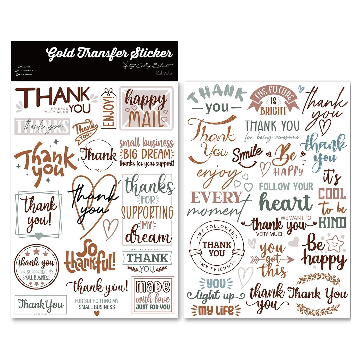 UV DTF Decal Cup Wrap Vintage Rub On Transfers Stickers for Crafts ...