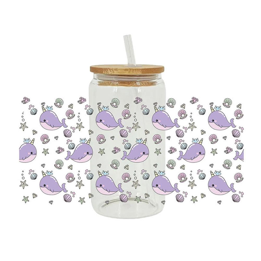UV DTF Transfer Cup Wrap TransferSticker Glass Coffee DecalAU Cup 2024 ...