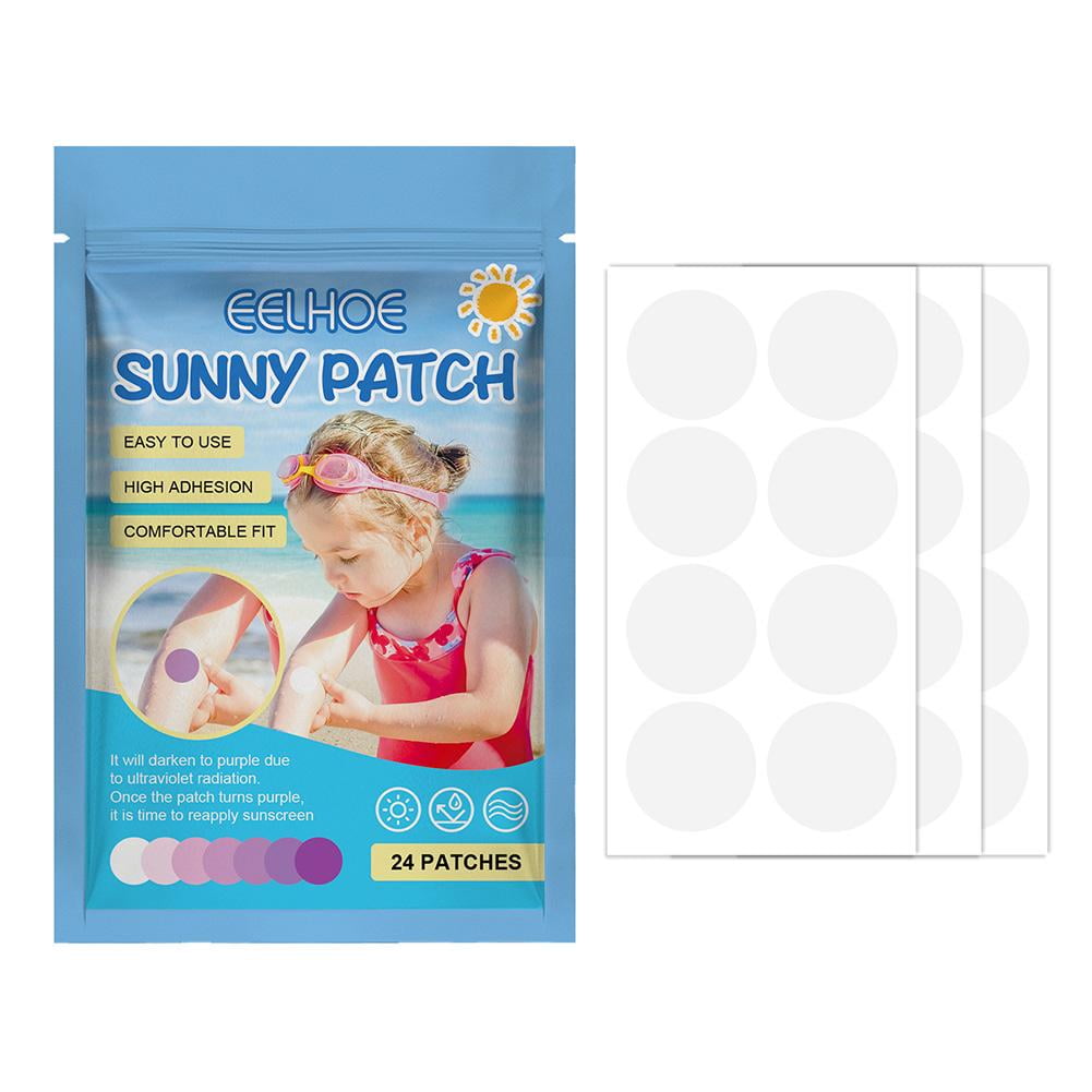 UV Detection Stickers for Sunscreen, Sunny Patch Sun Stickers Self ...