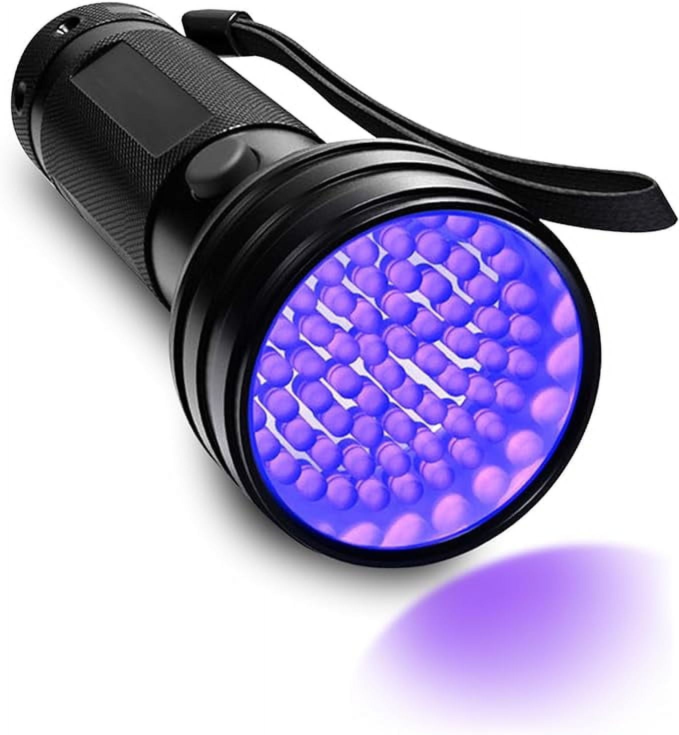 UV Flashlight Black Light, 51 LED 395 nM Ultraviolet Blacklight ...